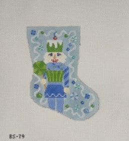 Sugar Sweet Blue Nutcracker Bauble Stocking – Nashville Needleworks
